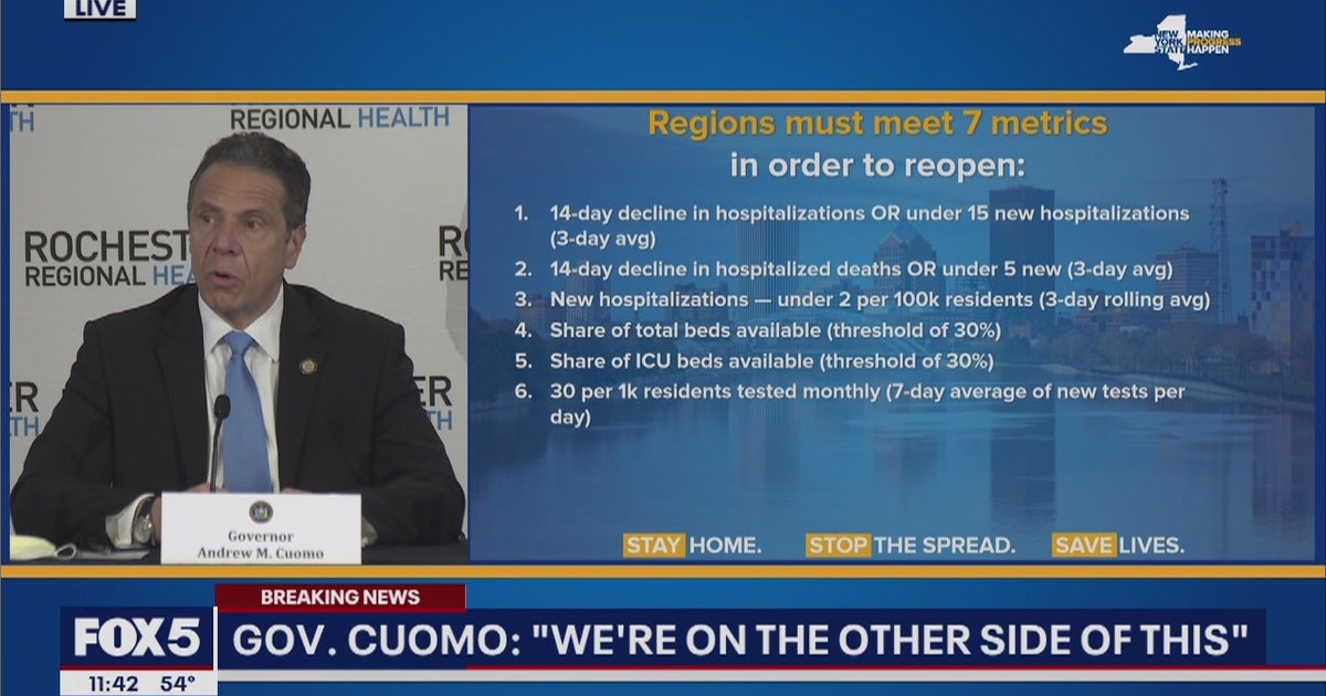 Gov. Cuomo outlines New York reopening plan | FOX 5 New York