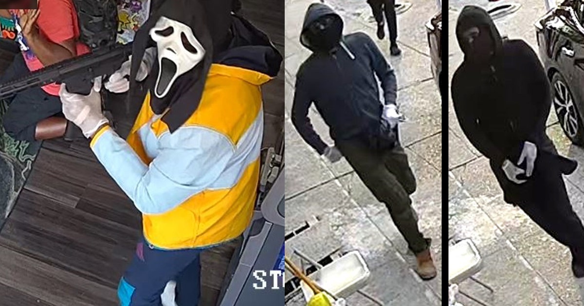 Armed man in Scream mask robs NYC store | FOX 5 New York