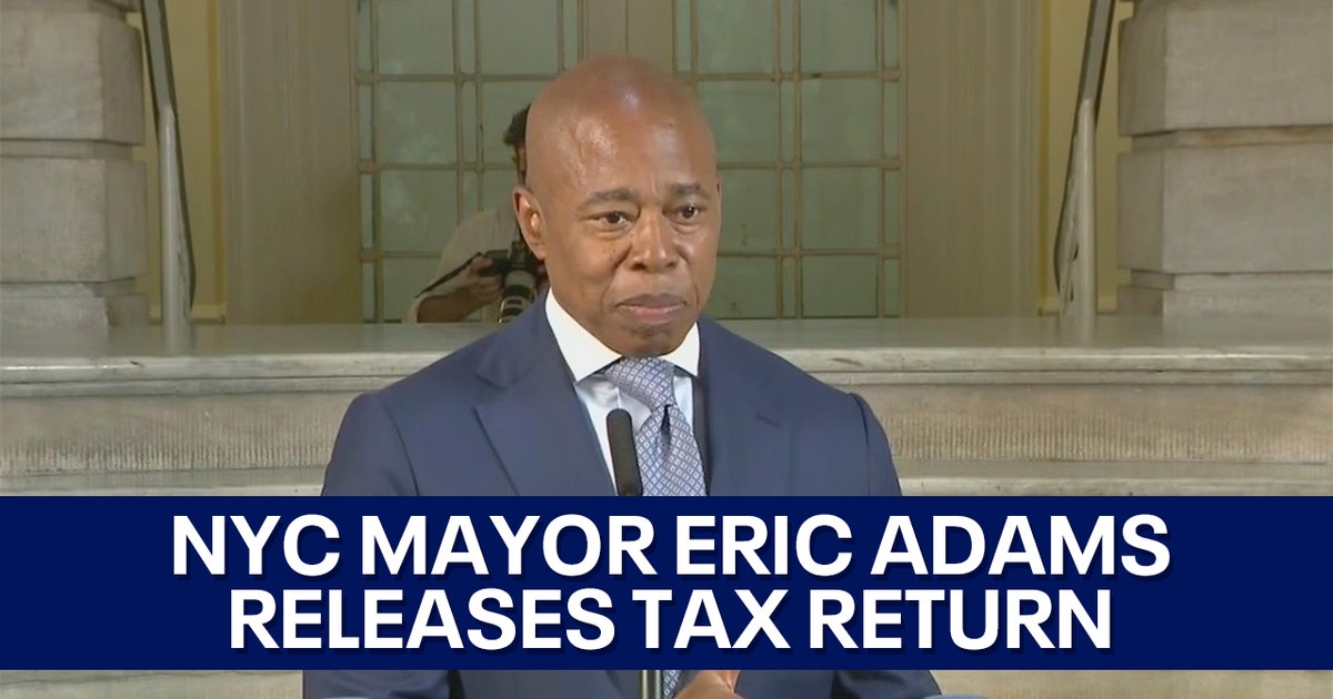 Eric Adams tax return released | FOX 5 New York