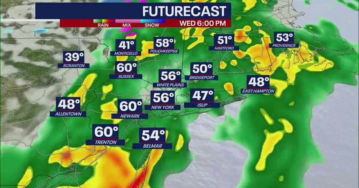 NYC weather today: Second round of heavy rain, gusty winds on the way l ...