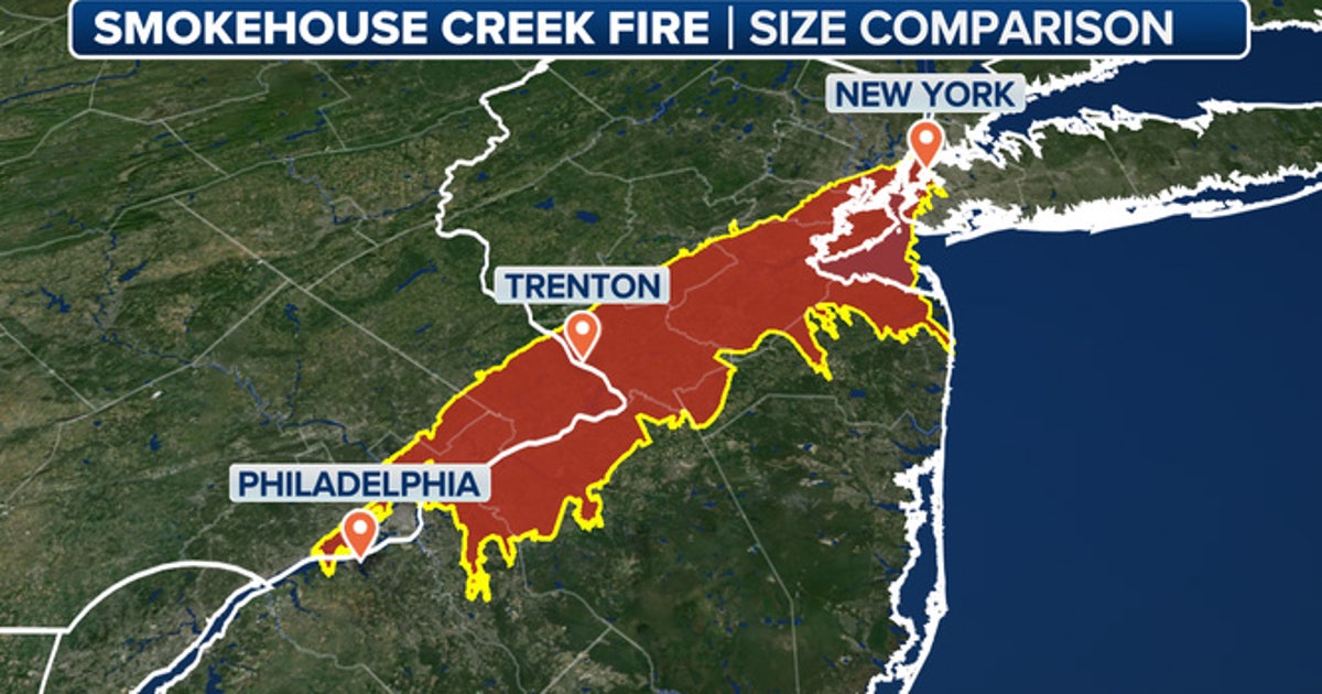 How big is a 1-million acre wildfire? Smokehouse Creek Fire could ...
