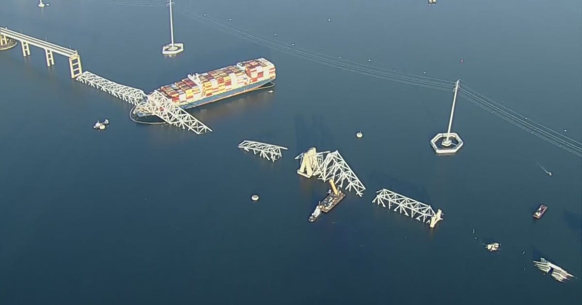 Baltimore Key bridge collapse: Large cranes arrive to begin clearing ...