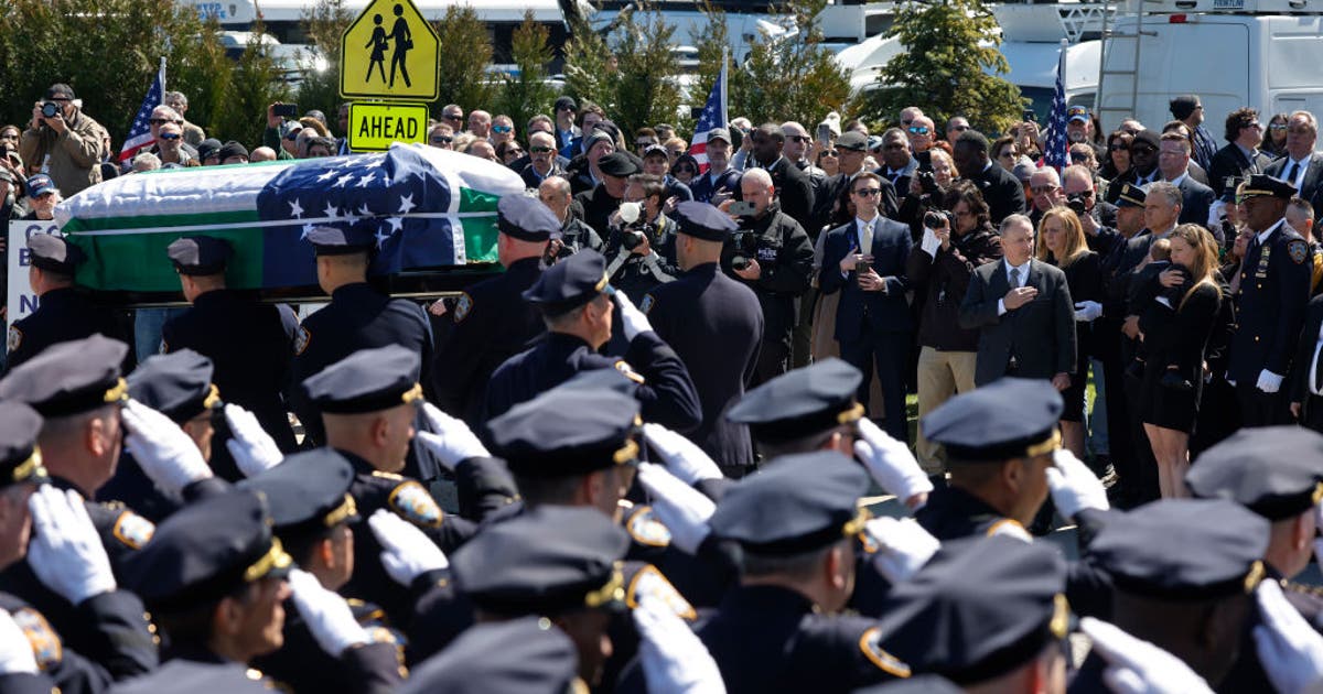 Funeral for slain NYPD officer Jonathan Diller held on Long Island ...