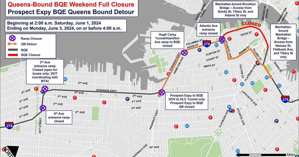 BQE repairs completed 24 hours early, NYC DOT announces | FOX 5 New York