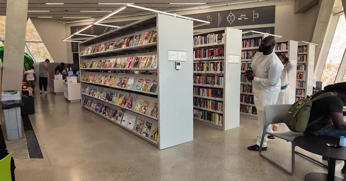 New Queens public library opens, serves thousands in first week | FOX 5 ...