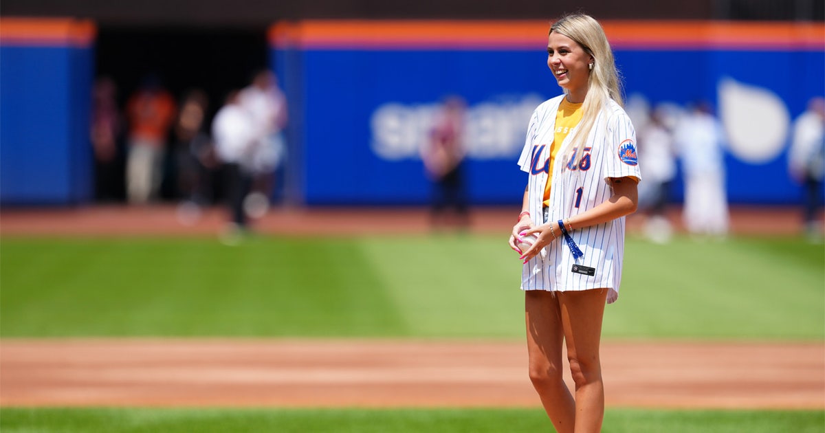 Mets see pushback after 'Hawk Tuah Girl' throws 1st pitch; viral star ...