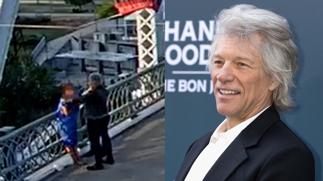 Jon Bon Jovi saves woman from jumping off Nashville bridge | FOX 5 New York Jon Bon Jovi saves woman from jumping off Nashville bridge | FOX 5 New York