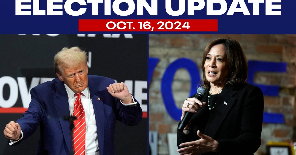 Latest 2024 election polls, news, maps | Oct. 16 | FOX 5 New York