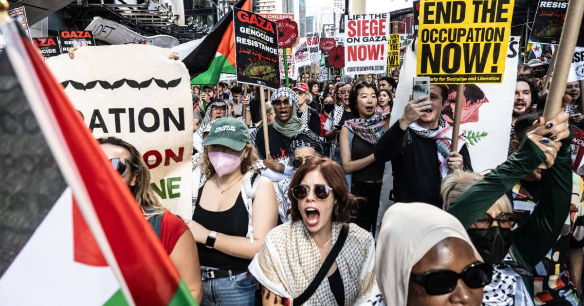 Protests in NYC today, ahead of Oct. 7 attacks anniversary: Maps ...