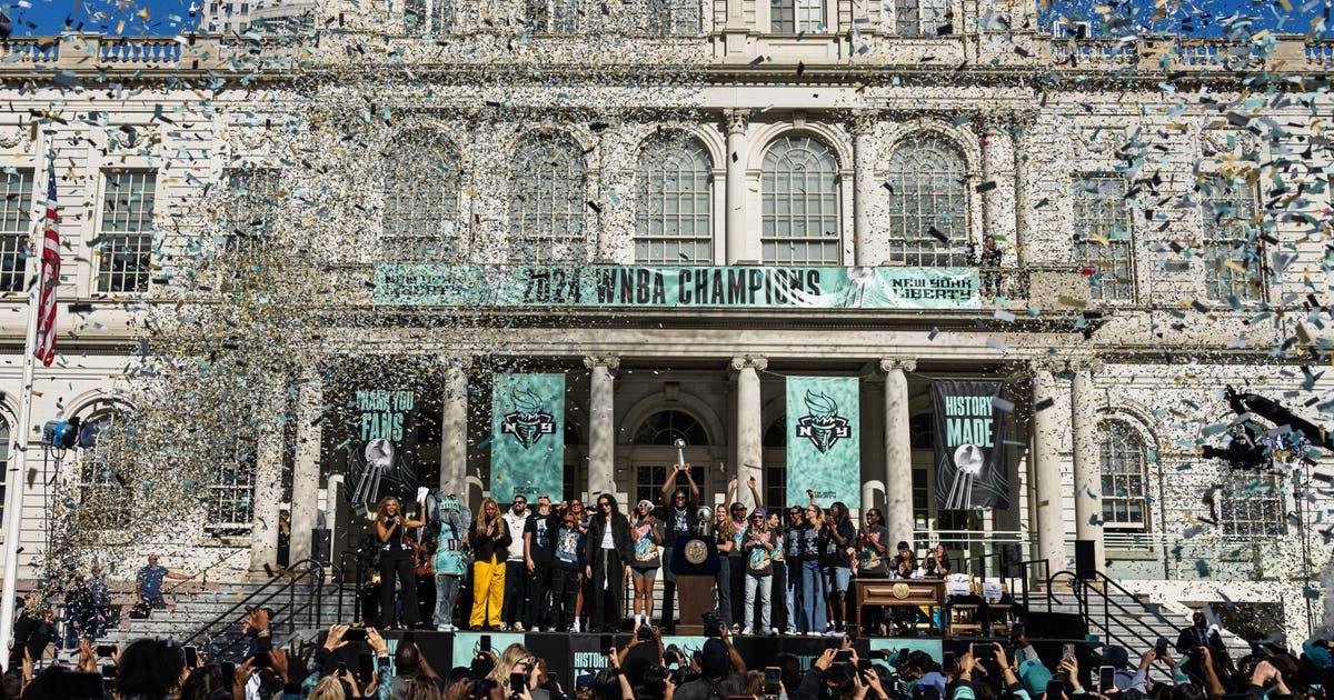Watch the New York Liberty victory ceremony | FOX 5 New York