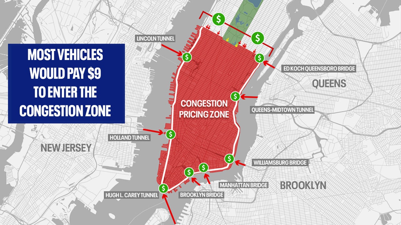 Best driving times to avoid NYC congestion pricing tolls | FOX 5 New York