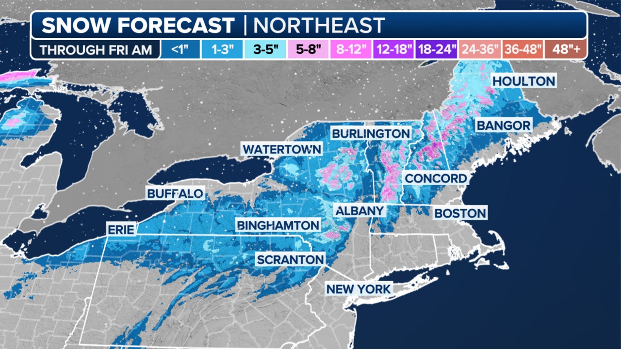 When to expect snow in New York on Thanksgiving: Timing, impacts and ...