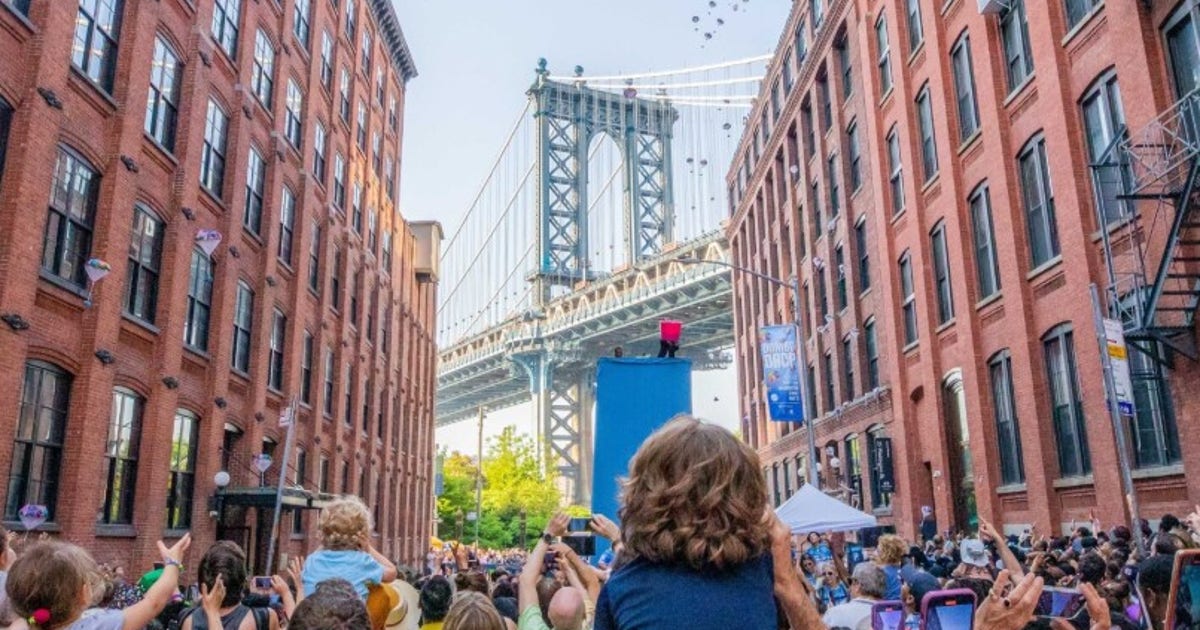 Seventh annual Dumbo Drop is today | FOX 5 New York