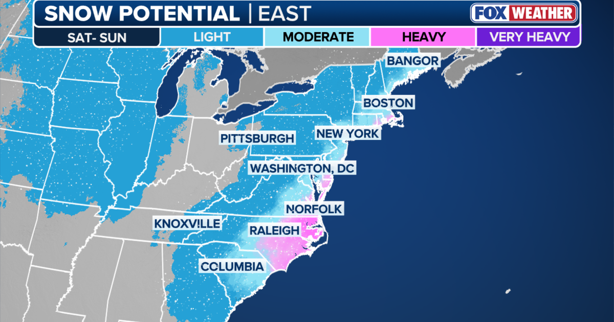 Tracking potential nor’easter that could bring snow to NYC this weekend ...