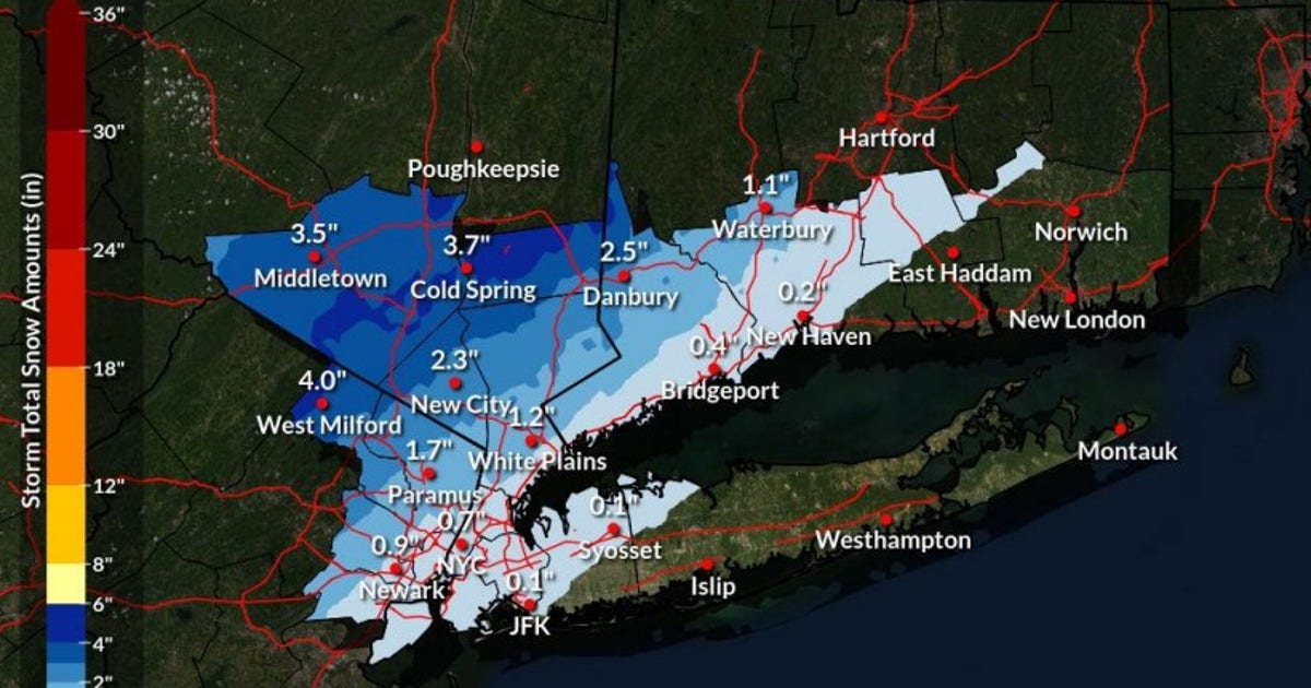 Here's how much snow NY, NJ should expect this weekend | FOX 5 New York