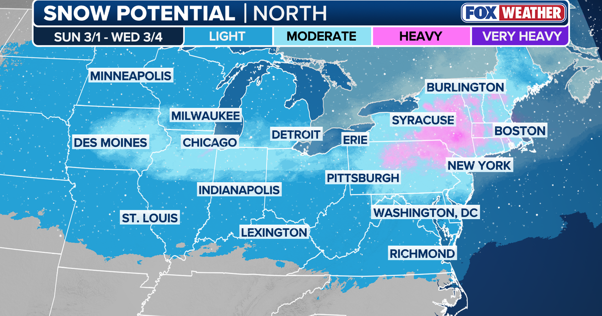 NYC weather: Tracking potential snowstorm next week; wintry mix ...
