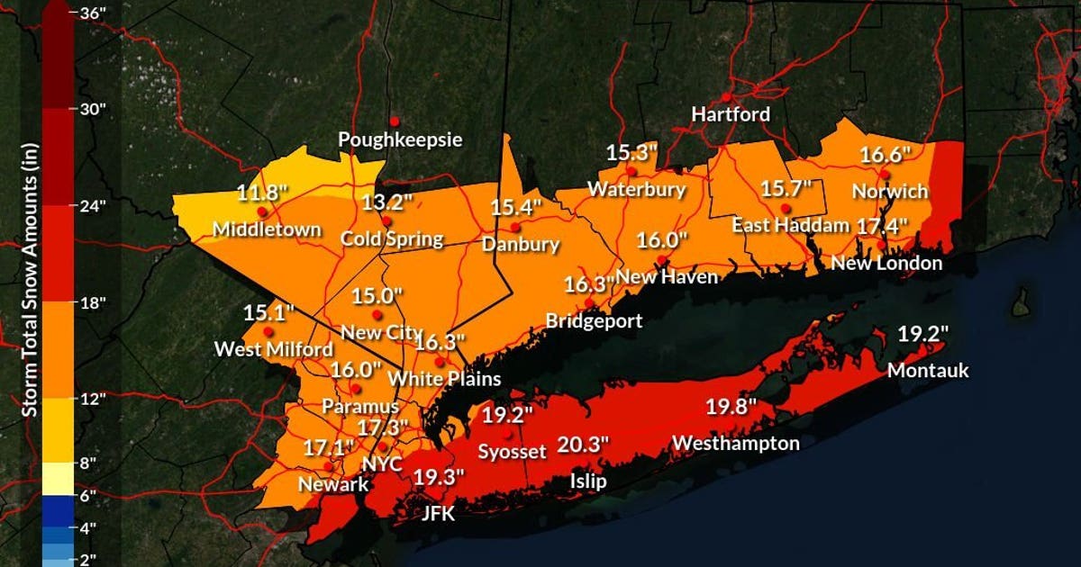 Weather: Blizzard warning in NYC as winter storm targets NY, NJ, CT ...