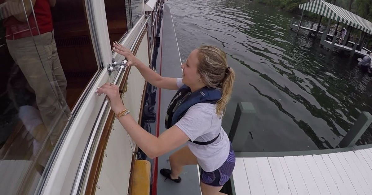 'It's a workout:' Watch as a new crop of 'mailboat jumpers' try to land ...