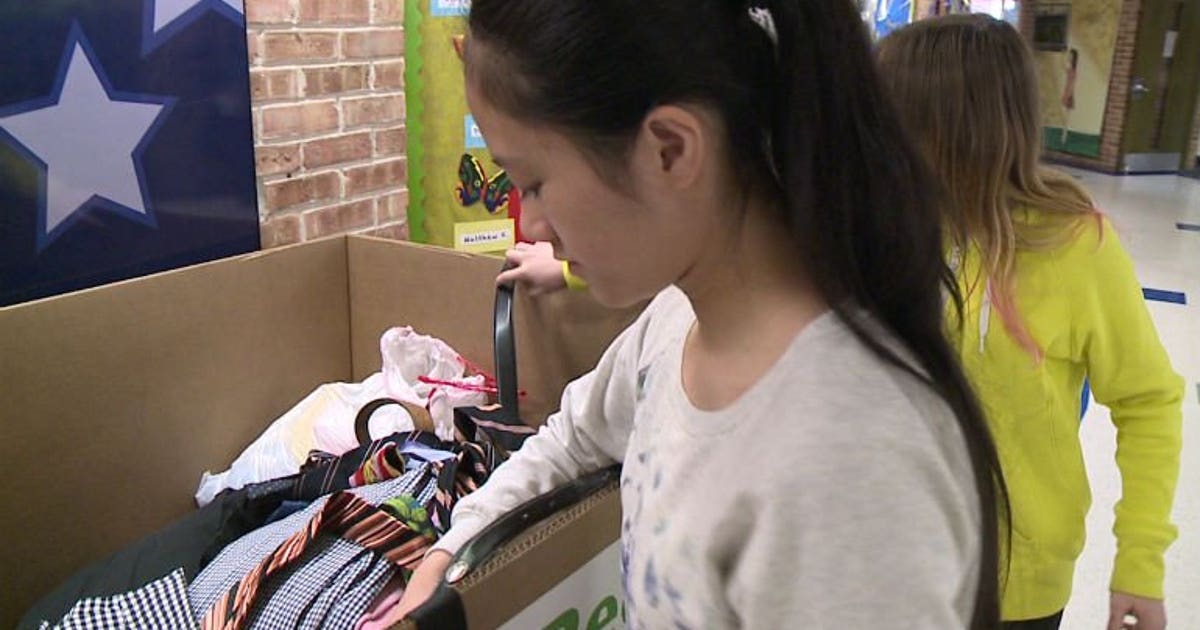 "It makes me feel really great:" Kids collecting clothes for those in ...