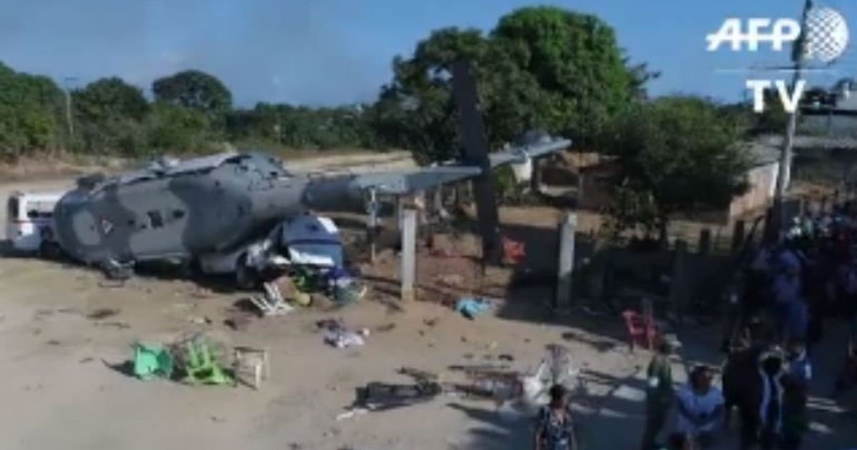 Helicopter on earthquake mission flips in Mexico, kills 13 on ground ...
