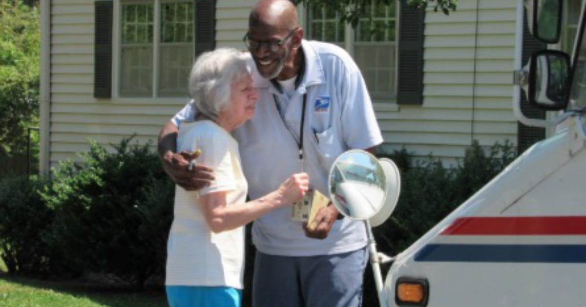 When their mailman retired, the neighbors along his route gave him a ...