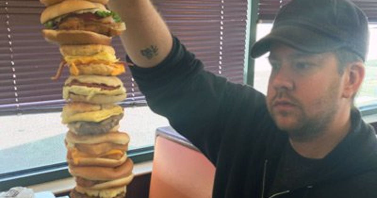 'McEverything' sandwich satisfies man's colossal craving | FOX6 Milwaukee