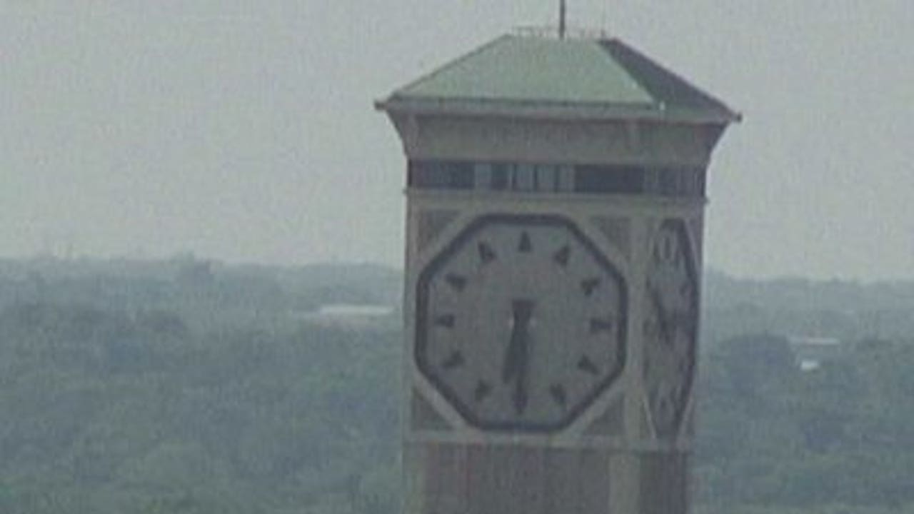Allen Bradley Clock Tower Undergoing Facade Work