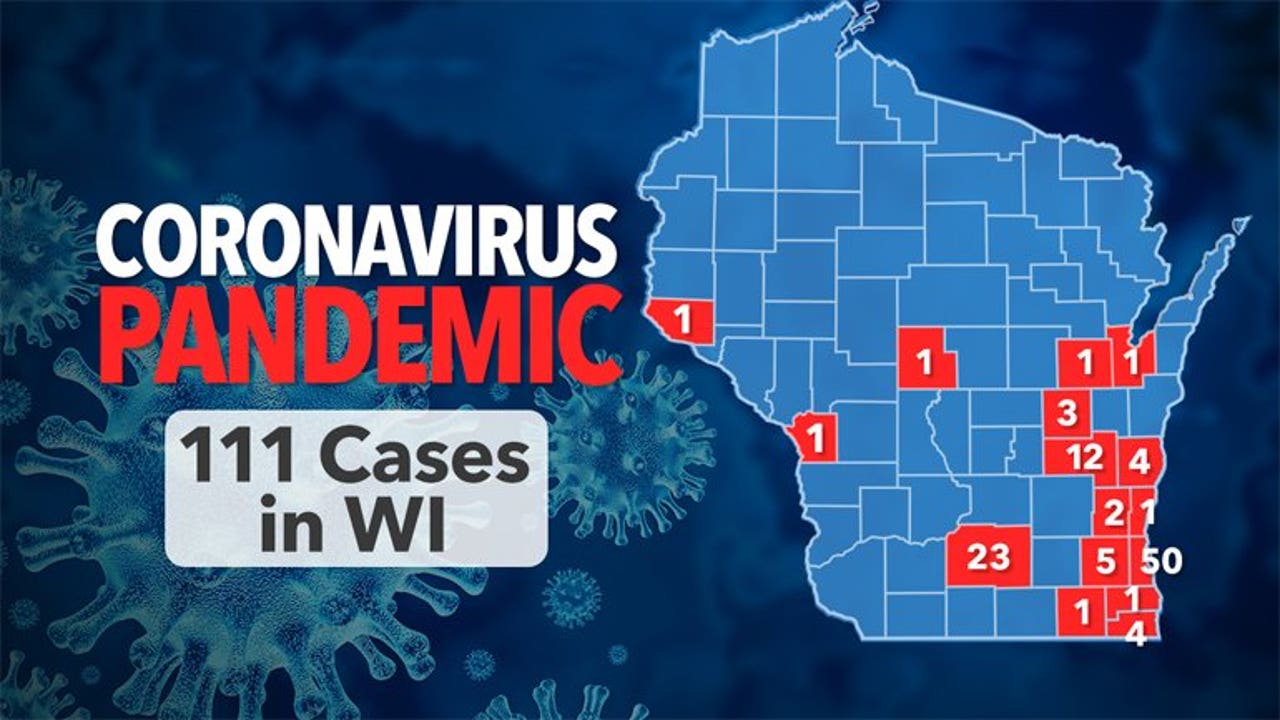 DHS: 111 confirmed COVID-19 cases in Wisconsin, 1.5K+ negative | FOX6 ...