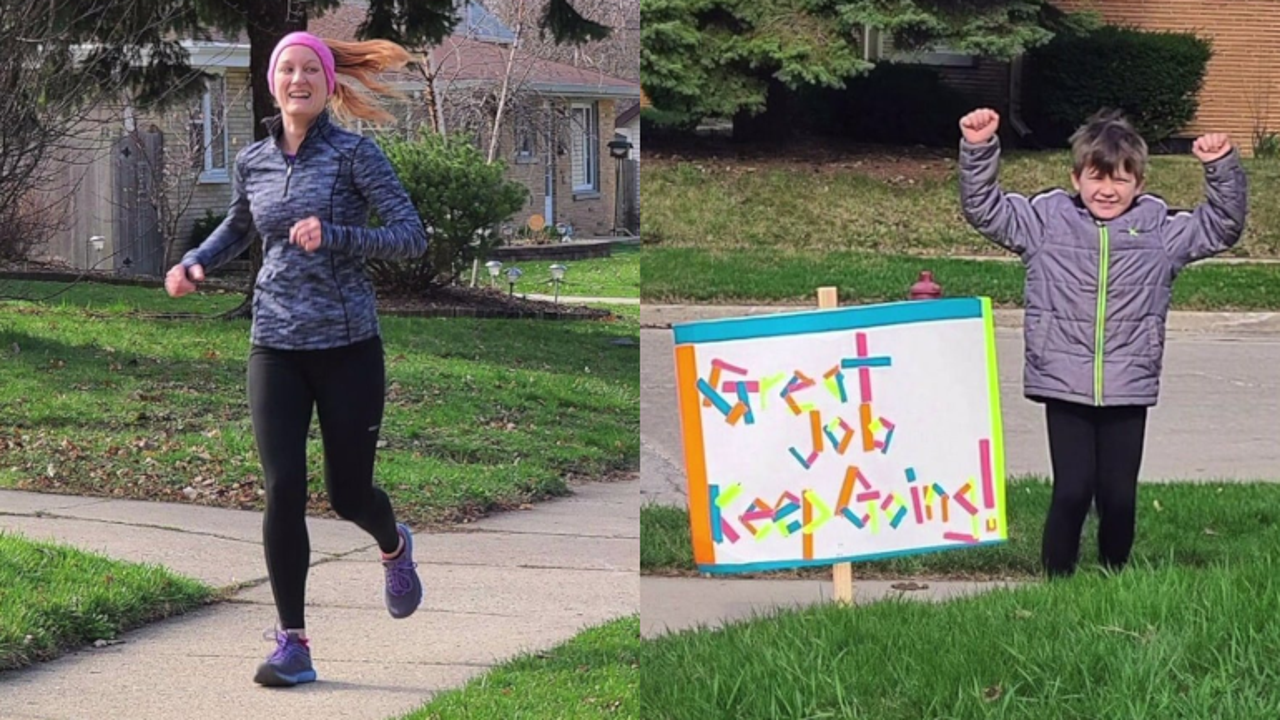 With Milwaukee's canceled, frontline worker runs 1st marathon on self ...