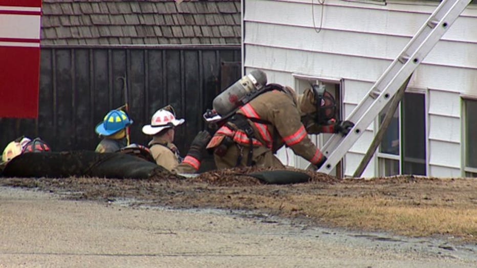 Firefighters Respond To Structure Fire In Menomonee Falls No One