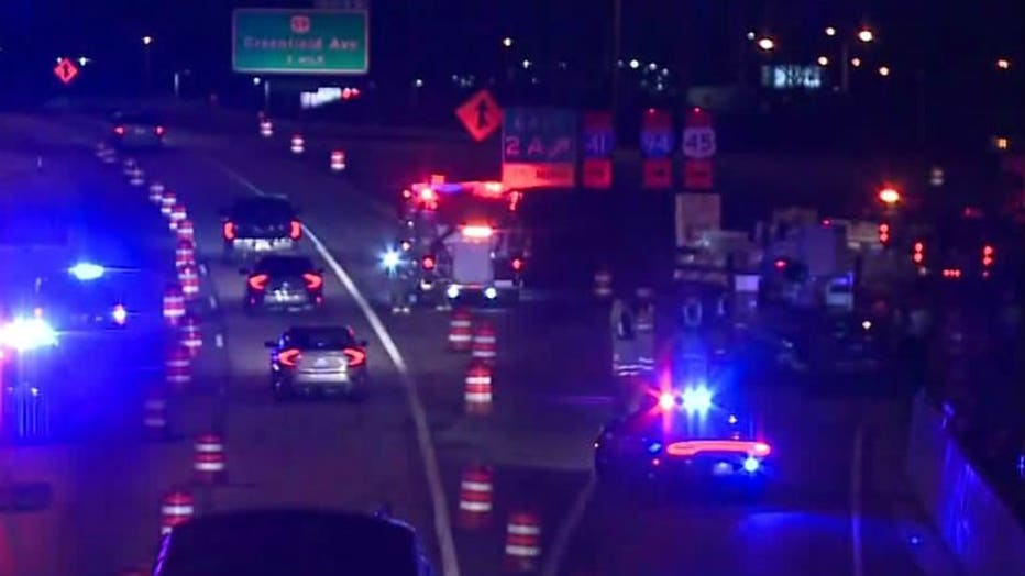 Portion Of I 894 Wb Temporarily Shut Down After Driver Crashes Vehicle