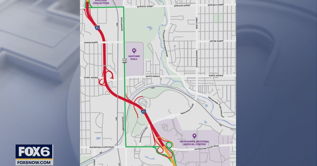 Road work update: Weekend full freeway closure | FOX6 Milwaukee