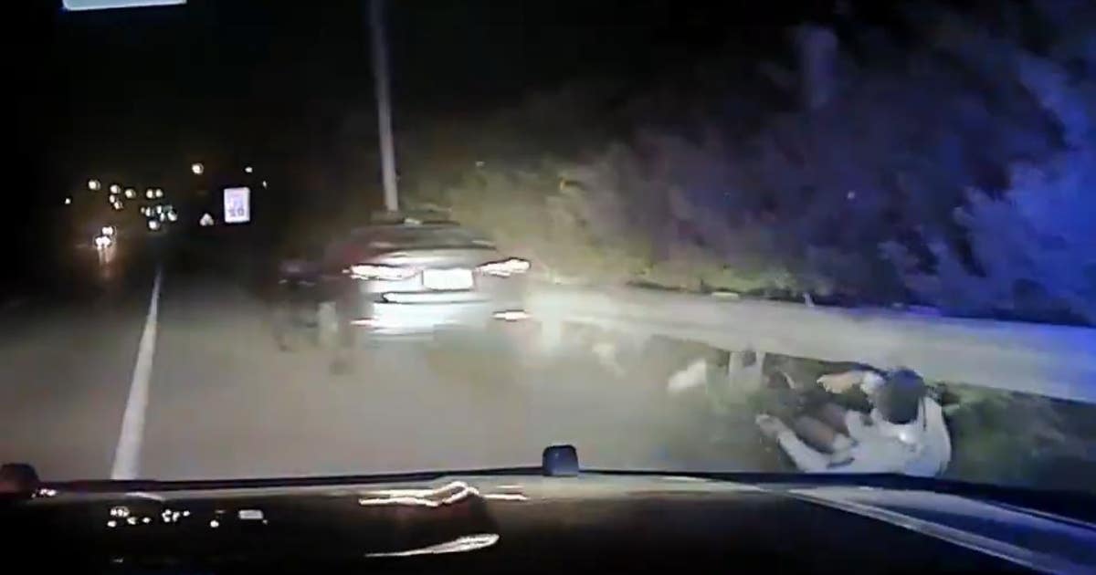 Video captures 16-year-old car thief jumping out of moving vehicle ...