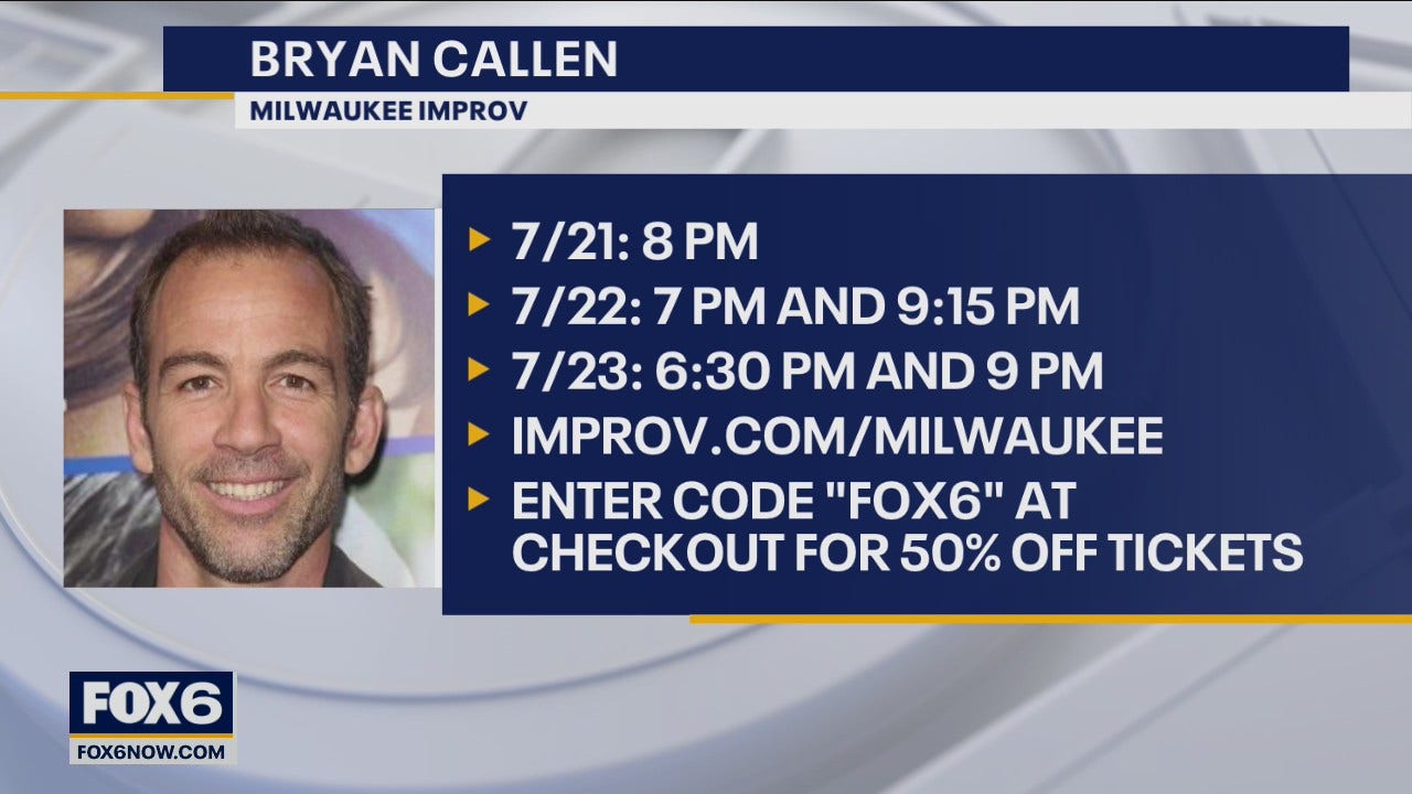 Bryan Callen At Milwaukee Improv Fox6 Milwaukee
