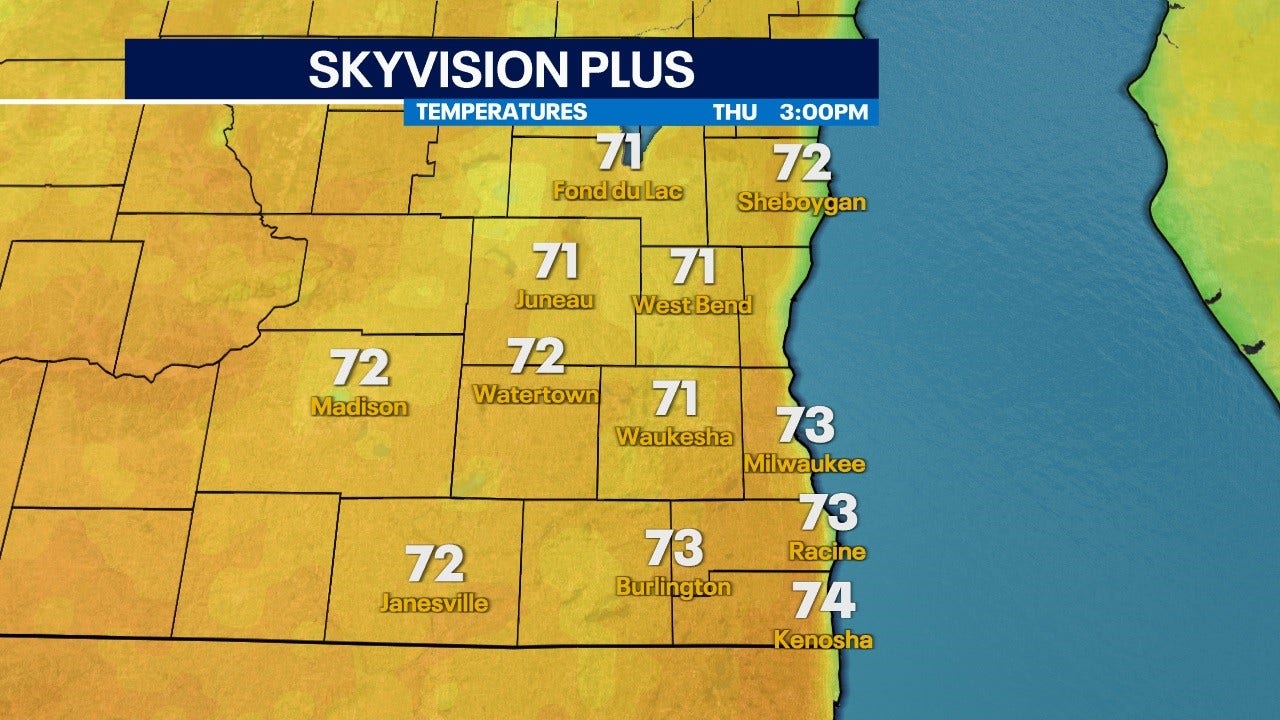 More 70s in the forecast – but don't get used to it | FOX6 Milwaukee