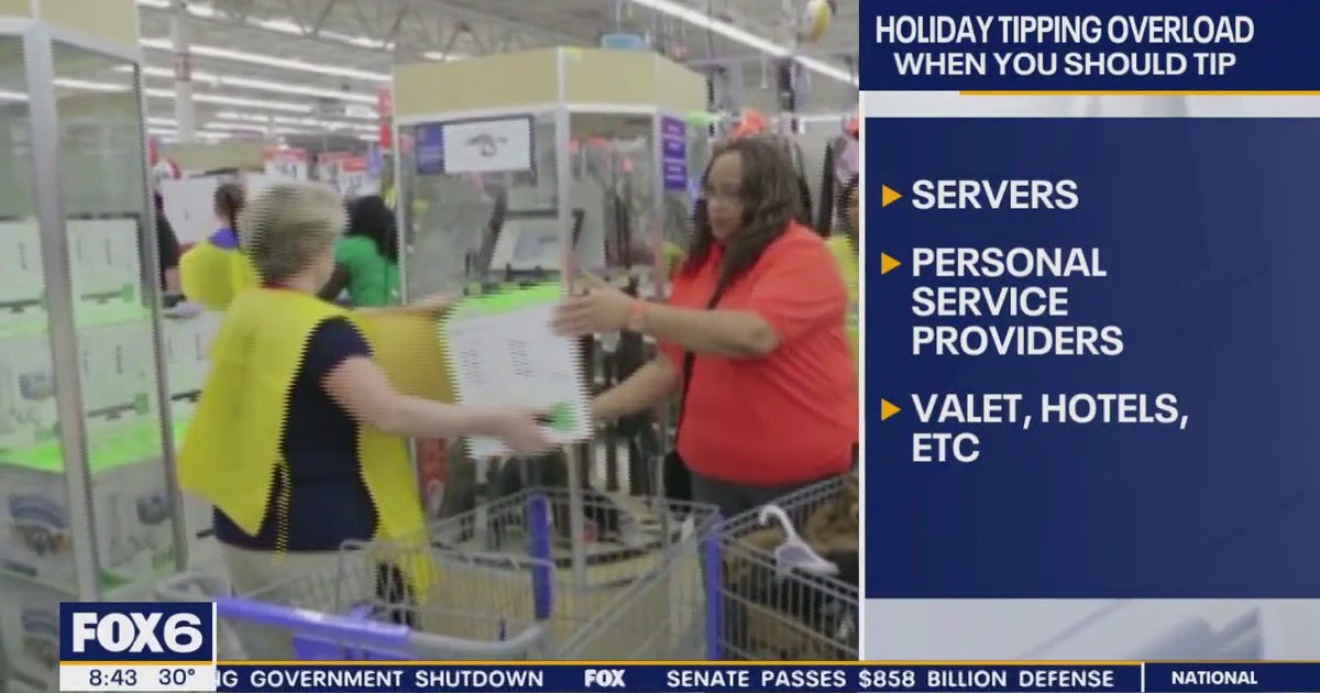 Holiday tipping; how much to give | FOX6 Milwaukee