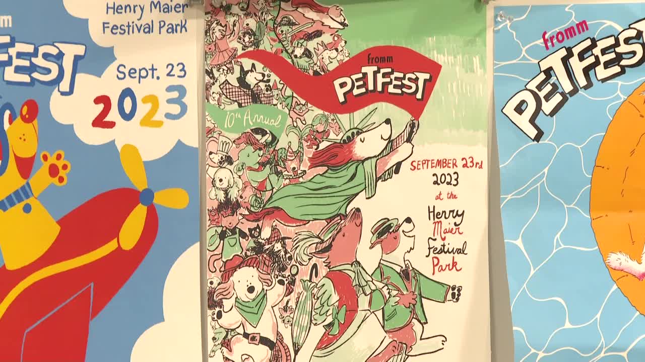 Fromm Petfest poster winner hopes 'it brings people joy' | FOX6 Milwaukee