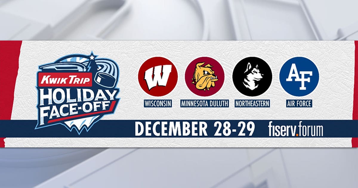 Kwik Trip Holiday Face-Off; matchups set, Fiserv Forum Dec. 28 – 29 ...