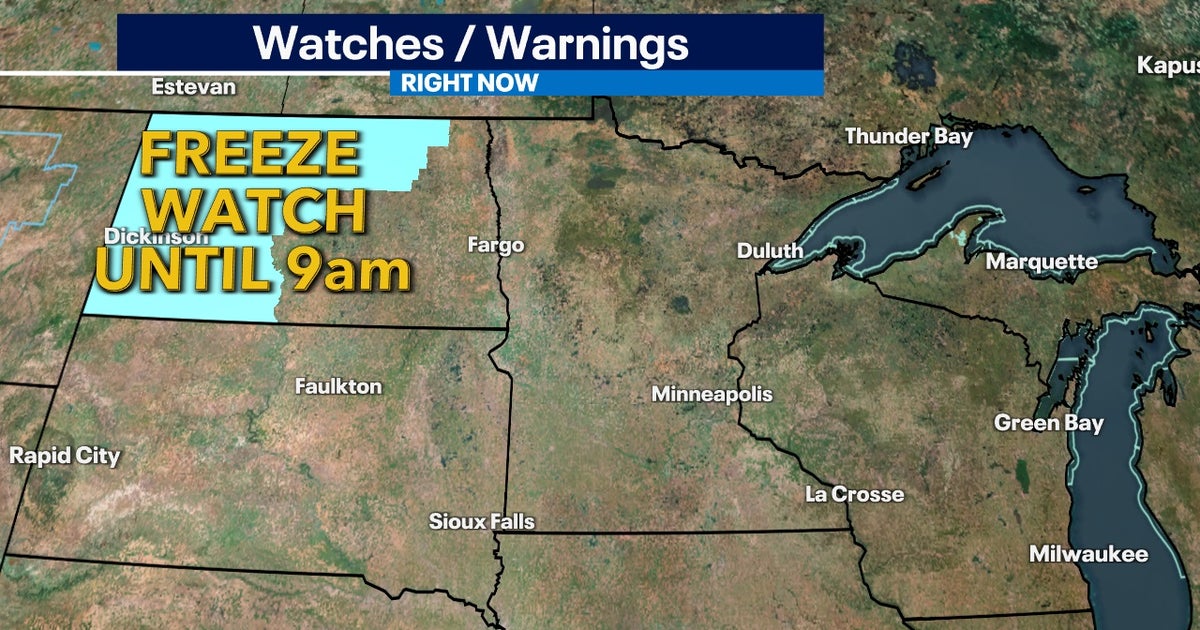 First freeze watch of season for the Great Plains | FOX6 Milwaukee