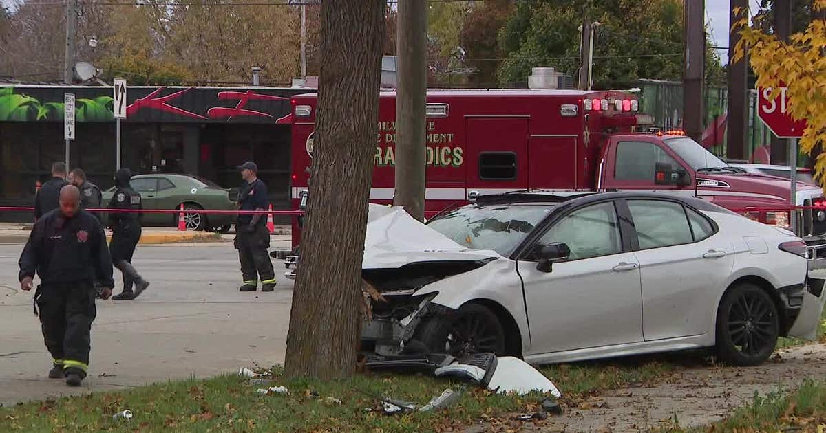 Child dead after car crash into tree in Milwaukee; driver arrested ...