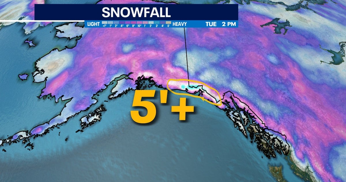 Massive snow for Alaska into next week, over 5 feet possible | FOX6 ...