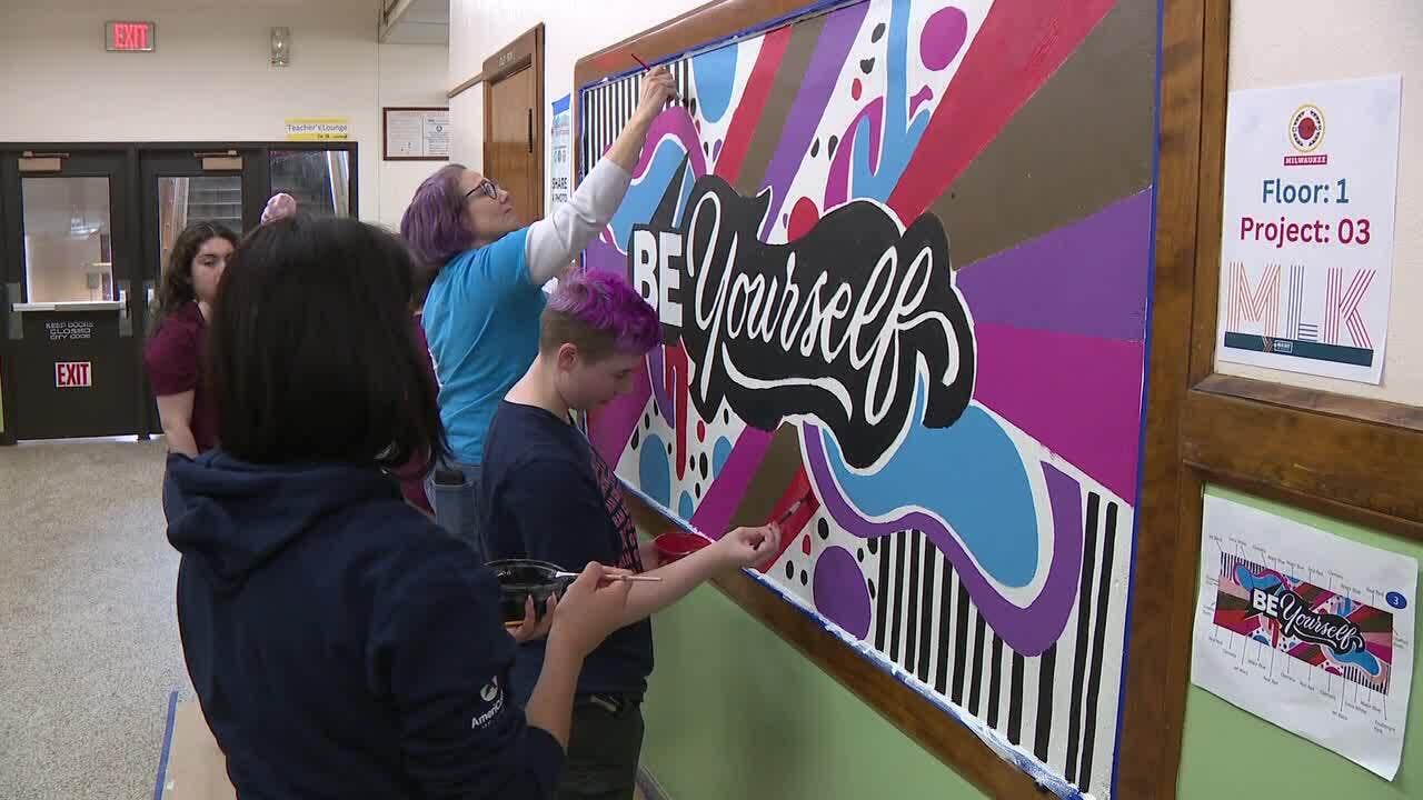 MLK Day service project brings art to schools | FOX6 Milwaukee