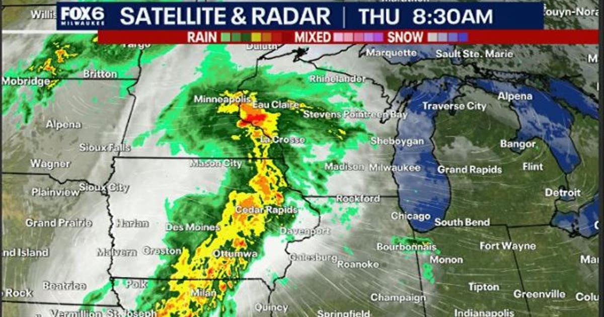 Wisconsin weather: More rain, storms Thursday into Friday | FOX6 Milwaukee