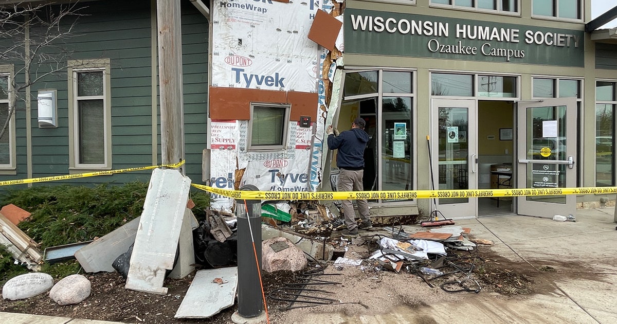 Vehicle crashes into Wisconsin Humane Society Ozaukee Campus building ...