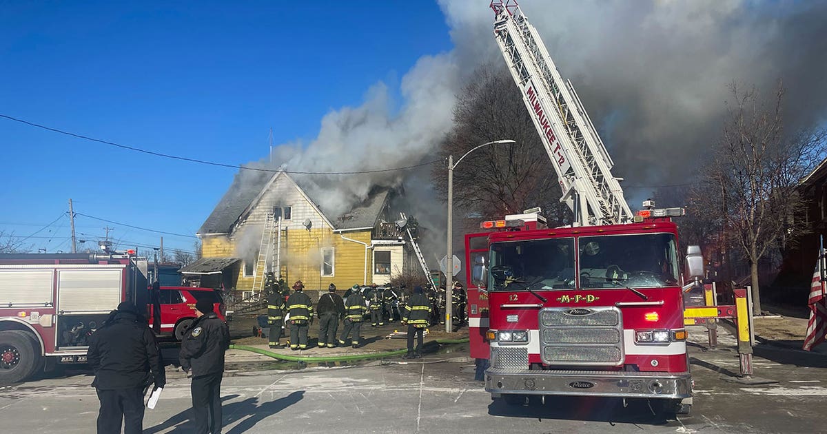 Milwaukee house fire near 28th and Hadley; bitter cold adds to ...