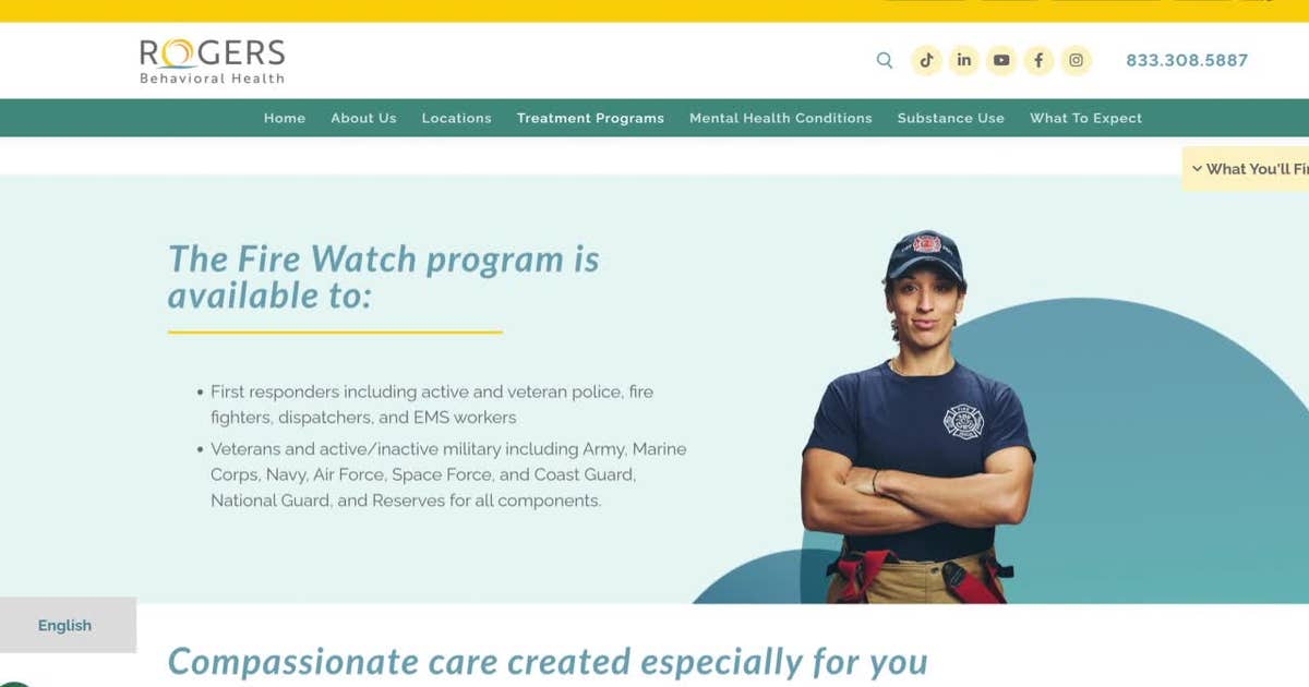 Fire Watch program; helping veterans, first responders cope with trauma ...