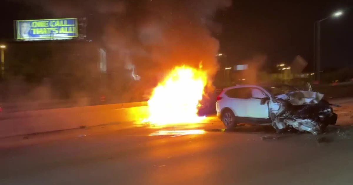 I-43 crash, fire in Milwaukee; vehicles wreck near Lapham | FOX6 Milwaukee