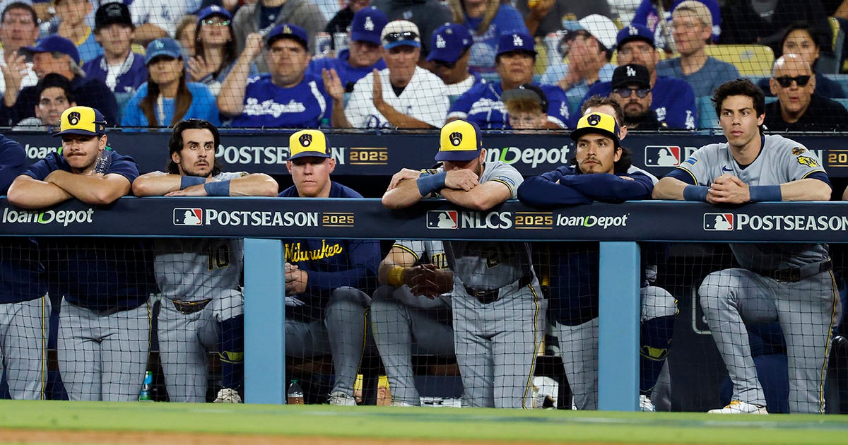 Brewers lose to Dodgers, season ends with NLCS sweep | FOX6 Milwaukee