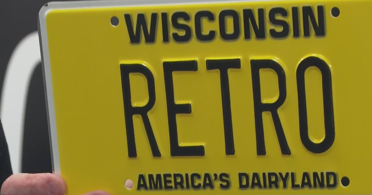 Wisconsin unveils new license plates; Retro yellow and Blackout | FOX6 ...