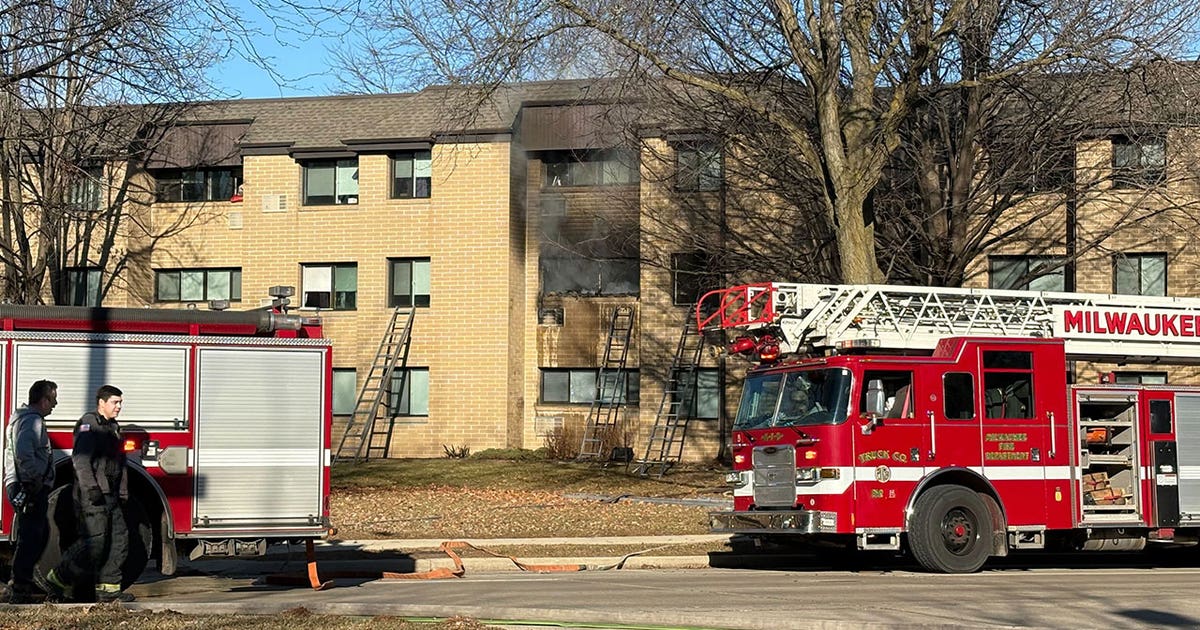 Milwaukee apartment fire at 22nd and Hampton, several residents hurt ...
